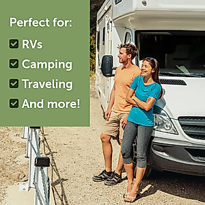 Portable Laundry Washing Machine - Great for Travel, Camping, and RVs - Mini Compact Washer for Delicate Fabrics and Small Loads - Includes Strainer and Handle (Green)