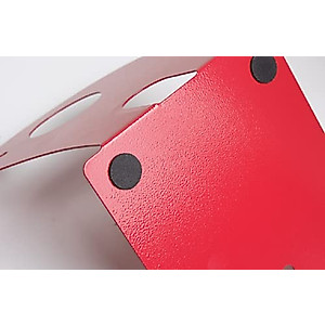 zmgmsmh one Pair Cute Cartoon Elephant Nonskid Bookends Art Bookend Metal Bookends (Red)