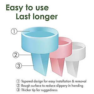 21mm Flange Maymom Pump Parts Compatible with Spectra S2 Spectra S1 Spectra 9 Plus Breastpump Not Original Spectra Pump Parts Replacement to Spectra S1 Plus Accessories, Spectra Small Flange