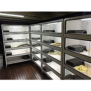 Leoterra Large Reptile Hide Snake Hide Reptile Hideout for Lizard Leopard Gecko Snakes and Ball Python Use Durable and Easy to Clean 10.23"x7.48"x2.75" (M)