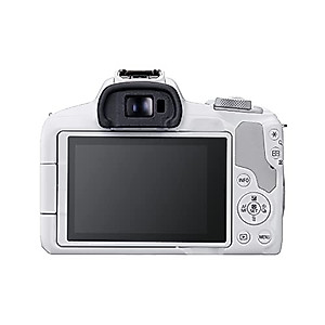 Canon EOS R50 Mirrorless Vlogging Camera (White) w/RF-S18-45mm F4.5-6.3 is STM Lens, 24.2 MP, 4K Video, Subject Detection & Tracking, Compact, Smartphone Connection, Content Creator