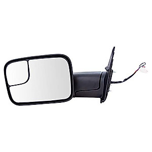 Trail Ridge Towing Mirror Power Heated Textured Black Pair Set for Tacoma New