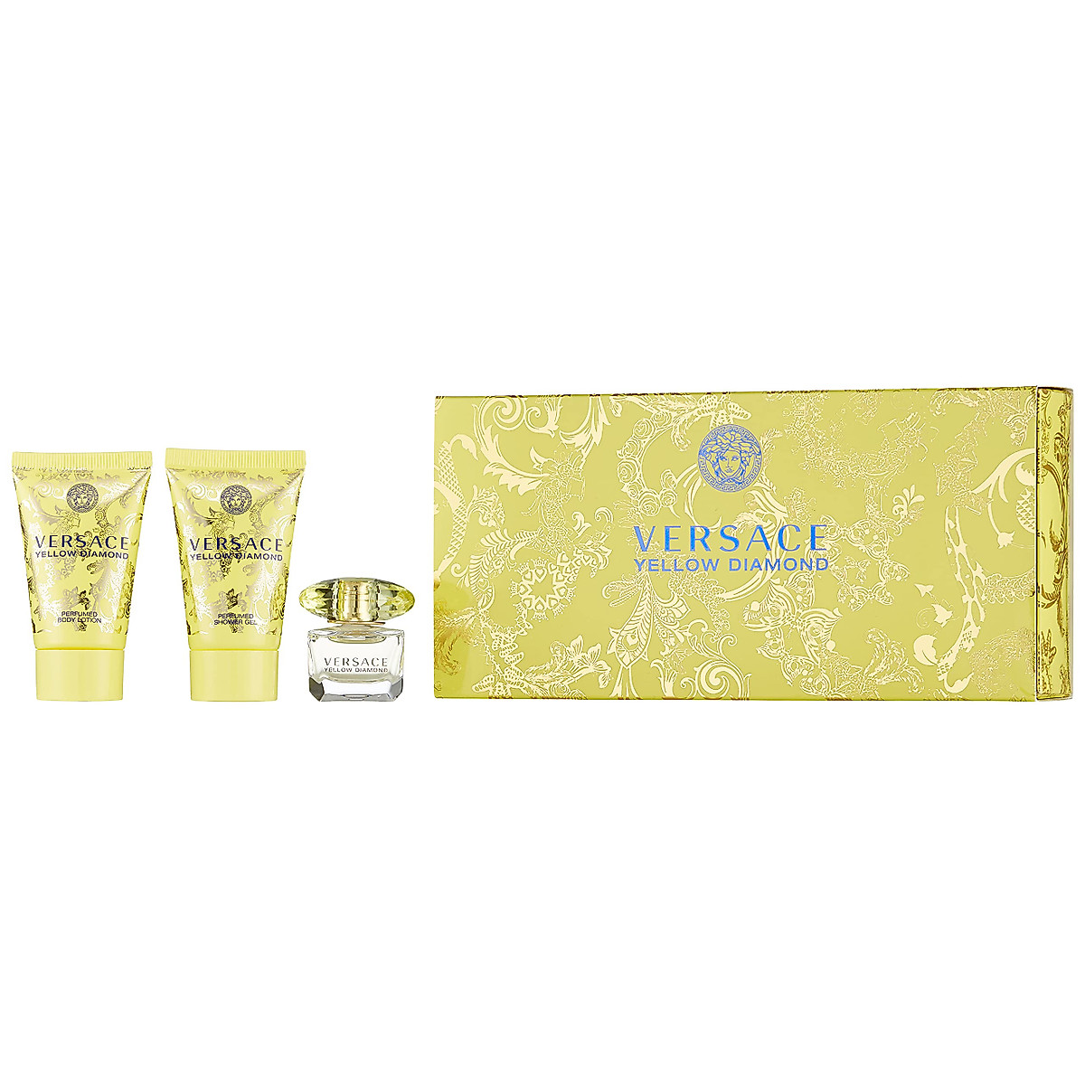 Versace Yellow Diamond Perfume for Women 3 Piece Mini Gift Set
