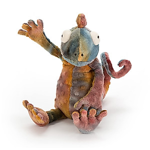 Jellycat Colin Chameleon Stuffed Animal, 11.5 inches | Reptile Plush Toy | Classic Children's Gift