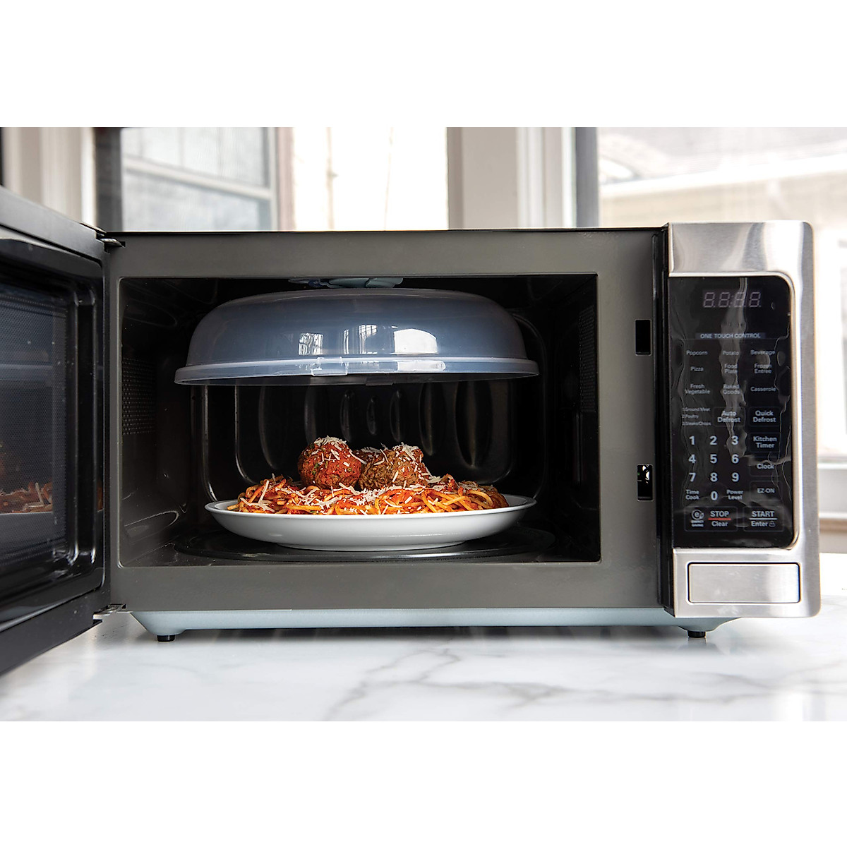 Nordic Ware 67002 Up & AwaySpatter Cover, Up & Away, Clear