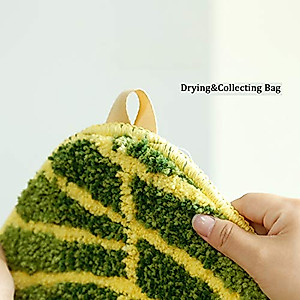 Alomoc Tropical Leaf Area Rug Mat Water-Absorbing Non-Slip Doormat (23.6 x 15.7 Inch)