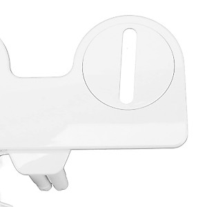 Slim Bidet Toilet Seat Attachment, Non Electric Dual Nozzle, Self, Feminine, Soft Water Spray, Easy Installation, ABS Material, Complete Accessory Kit