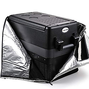 JOYTUTUS Insulated Protective Cover 42 Quart Portable Refrigerator Fridge Freezer