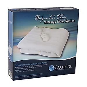 EARTHLITE BODYWORKER’S CHOICE Massage Table Warmer – Three Heat Settings, Felt Lined Heating Pad (30” x 71”) | One-Year Replacement Guarantee