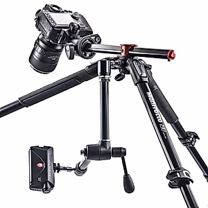 Manfrotto 190XPRO Carbon Fiber 3-Section Tripod (MT190CXPRO3),Black