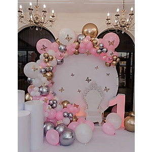 Pink Balloons Different Sizes- 12+5 Inch 70Pcs Party Balloons Helium Quality Latex Balloons Balloon garland kit as Birthday Balloons Gender Reveal Balloons Baby Shower Balloons Wedding