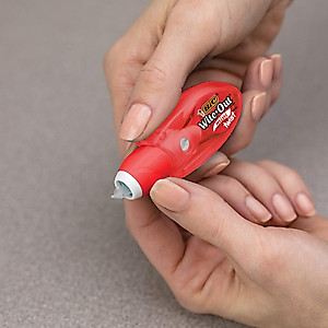 BIC Wite-Out Brand Mini Twist Correction Tape, White, 2-Count, Compact and Convenient Design for Easy Storage