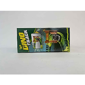 174 PCS Flexible Dinosaur Train Tracks and Race Cars Playset with 8 Dinosaurs Figures, Electric Vehicles, Lights - Create Road Racing World for Toddlers and Kids