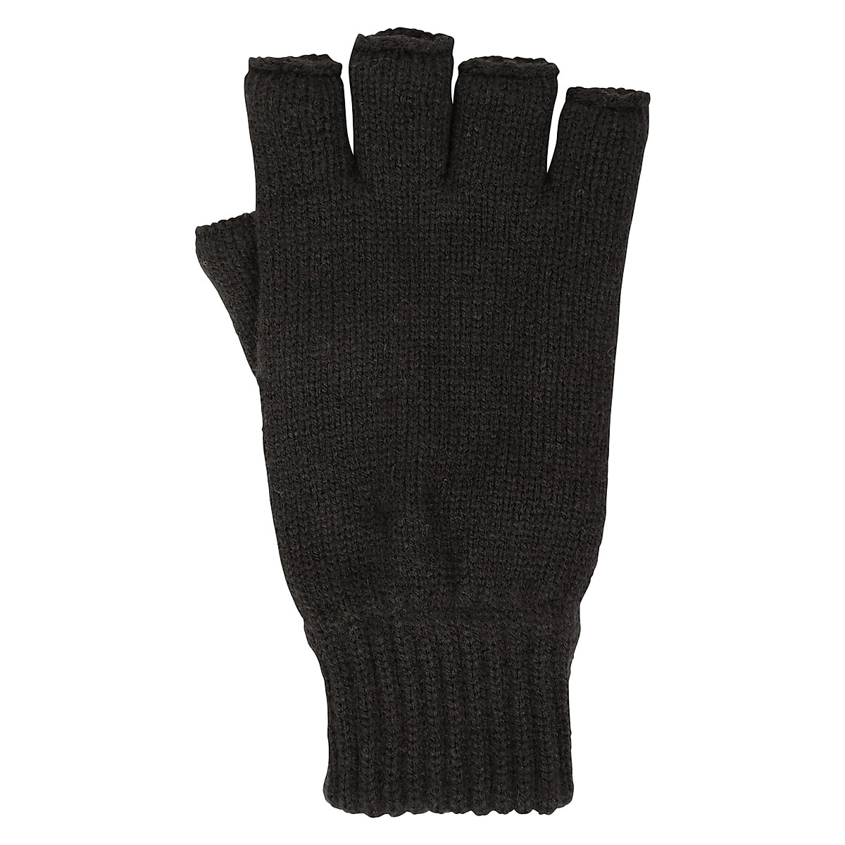 Mountain Warehouse Fingerless Knitted Gloves - Light Ski Gloves Black