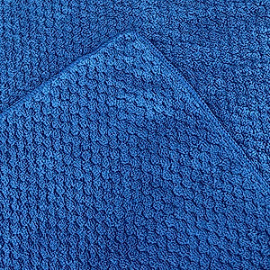 YTYC Towels,39x78 Inch Oversized Bath Sheets Towels for Adults Luxury Bath Towels Extra Large Sets for Bathroom Super Soft Highly Absorbent Microfiber Shower Towels 80% Polyester (Blue,6 Piece)