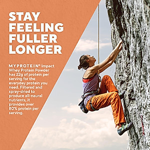 Myprotein Impact Whey Protein Powder, 5.5 Lbs (75 Servings) Chocolate Milkshake, 22g Protein & 5g BCAA Per Serving, Protein Shake for Superior Performance, Muscle Strength & Recovery, Gluten Free