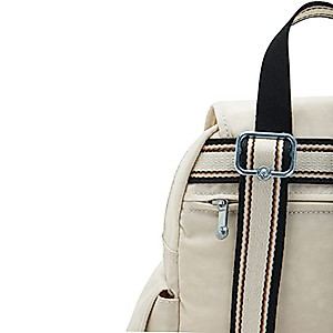 Kipling Women's City Pack Mini Backpack, Lightweight Versatile Daypack, Nylon School Bag, Light Sand, One Size