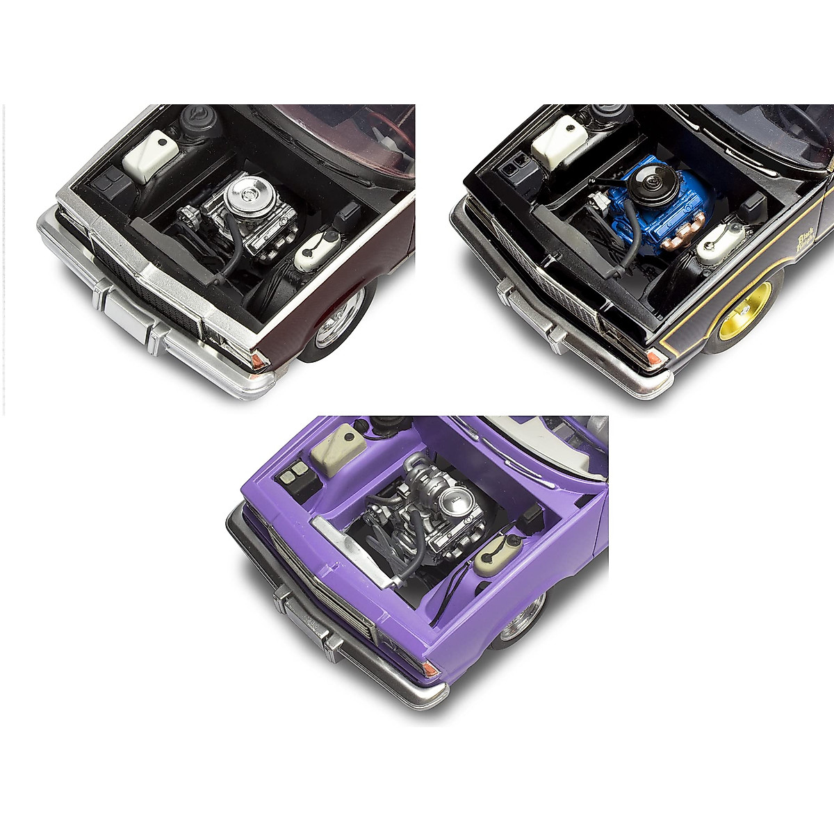 Revell 85-4491 1978 Chevy El Camino 3N1 Model Car Kit 1:24 Scale 116-Piece Skill Level 4 Plastic Model Building Kit , Purple