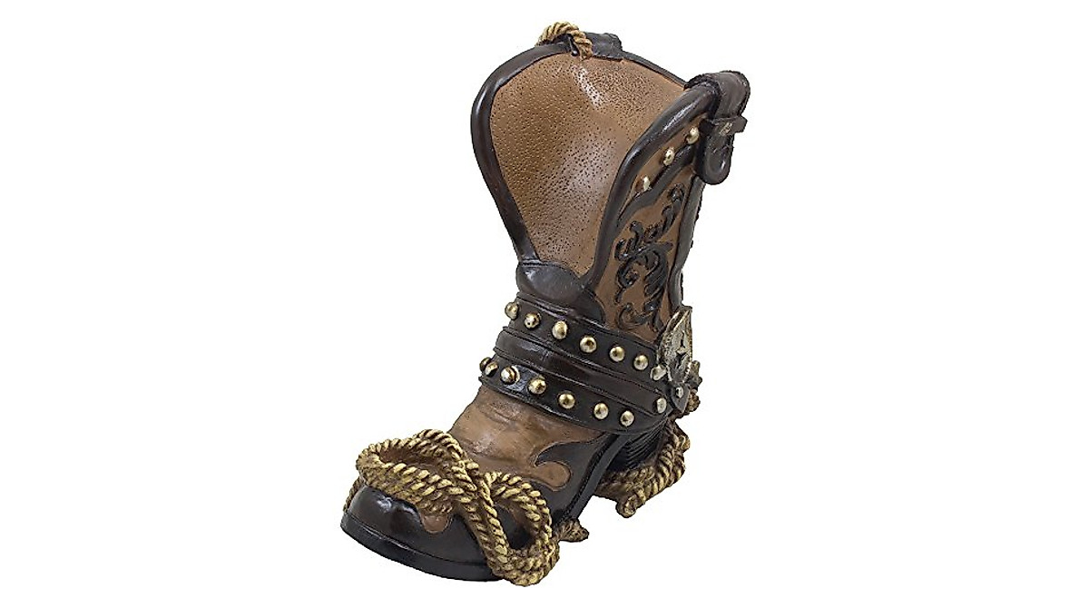 Cowboy Boot Wine Bottle Holder for Western Decor