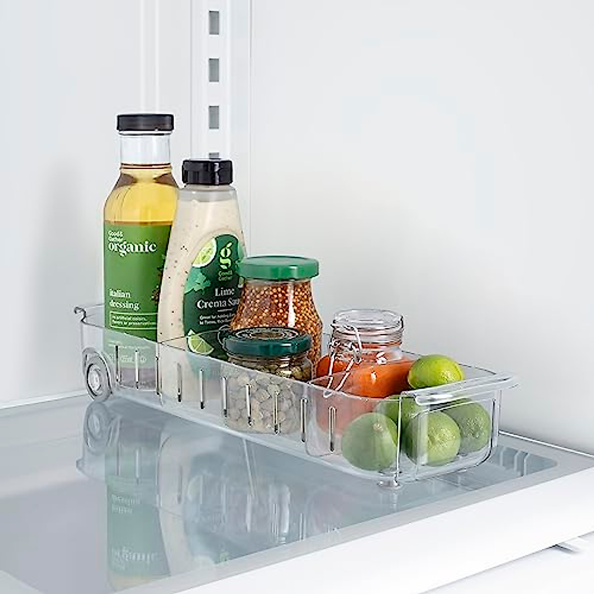 YouCopia RollOut Fridge Caddy, 4" Wide