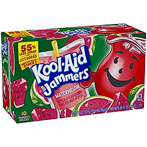 Kool-Aid Jammers Watermelon Flavored Juice Drink Pouch, 60 Fl Oz