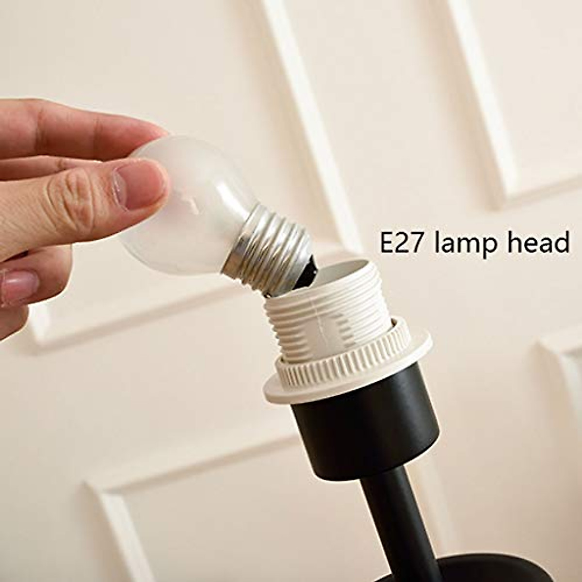 AVEO Floor lamp E27 Floor Lamp Modern Minimalist with Coffee Table Tray Can Be Placed Thing Decorative Floor Light Bedroom Living Room Floor Light (Color : Green)