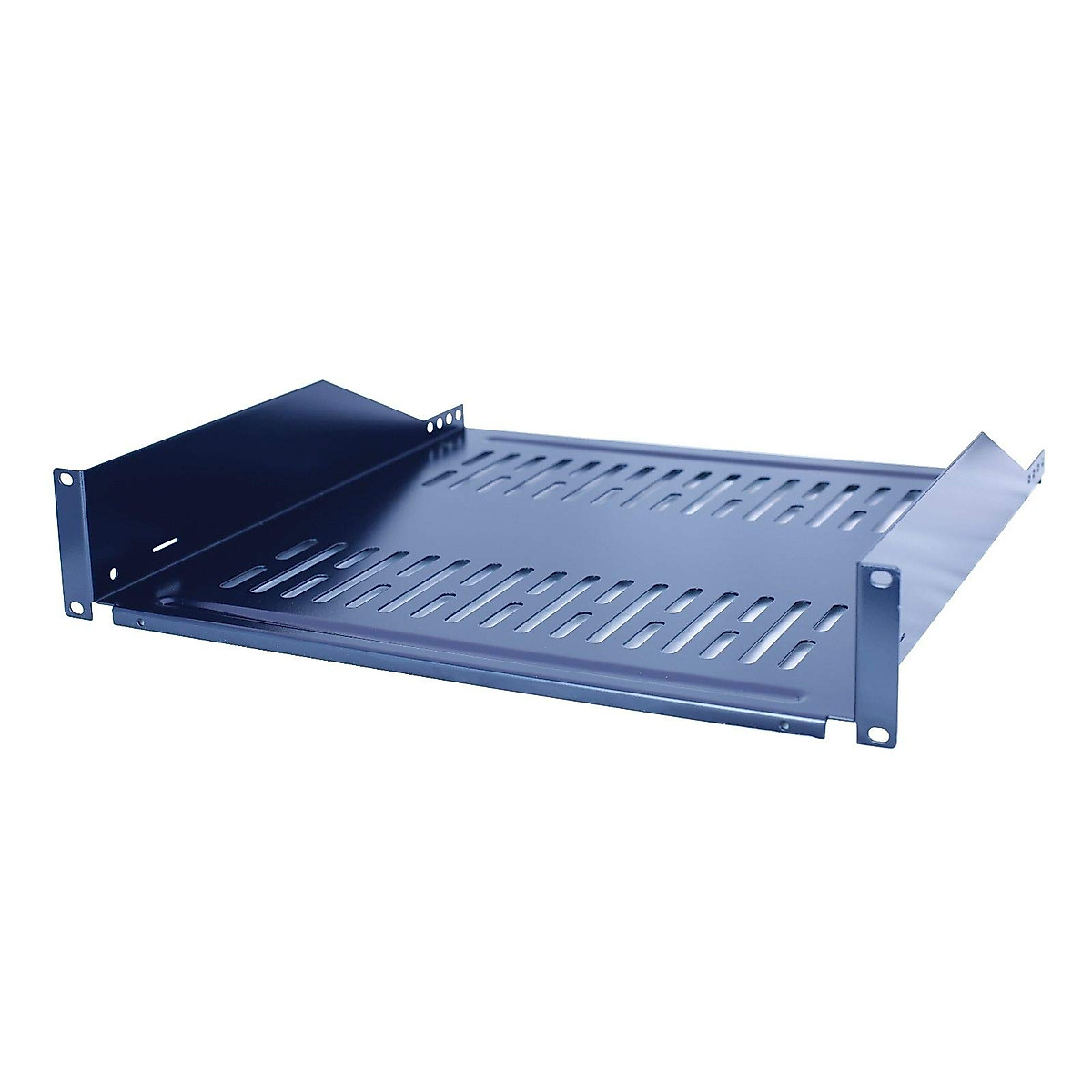 RAISING ELECTRONICS 19inch 2U Relay Rack Mount Cantilever Network Shelf 12inch Deep 40LBs Capacity