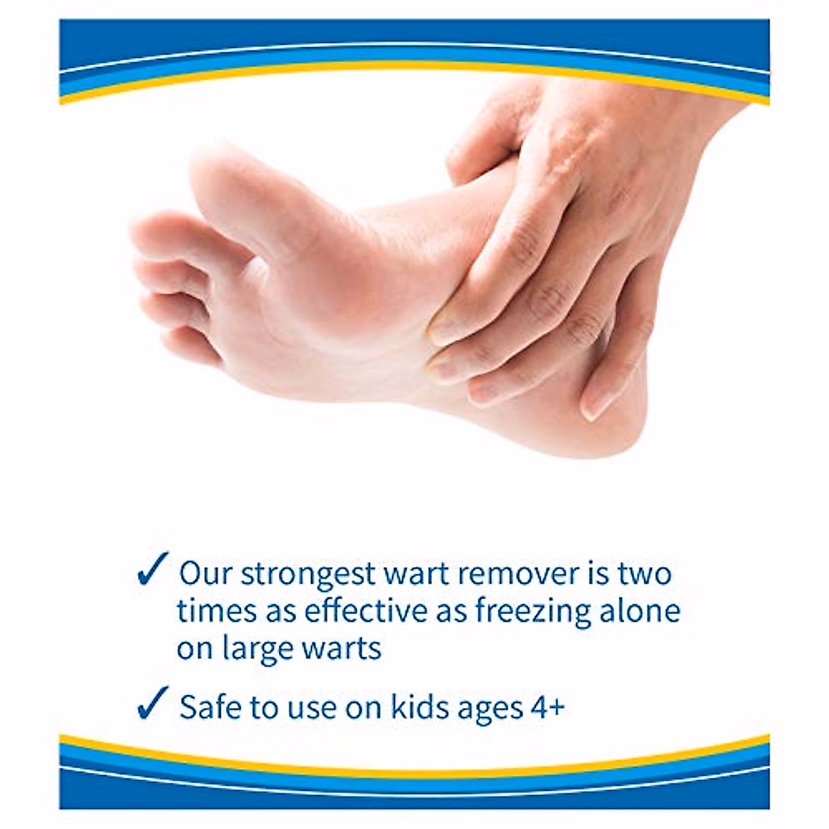 Dr. Scholl's FreezeAway Wart Remover Dual Action, 8 Applications/Freeze Therapy + Powerful Fast Acting Salicylic Liquid to Remove Common and Plantar Warts, 0.33 Fl Oz, 1 Count
