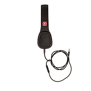 Outdoor Tech OT1450-B Wired Audio Bajas Headphones, Black