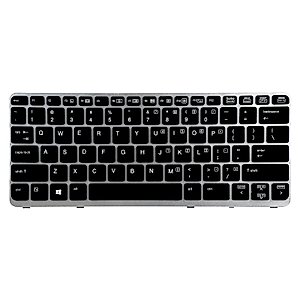 SUNMALL Replacement Keyboard Compatible with HP EliteBook 820 G1 820 G2 720 G1 720 G2 725 G2 with Sliver Frame with Backlight No Pointer