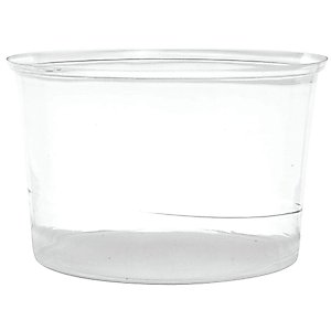 HUBERT Beverage Display Tub Liner Clear Plastic - 13"Dia x 8 1/2"D