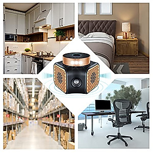 Qualirey 2 Pack Rodent Repellent Ultrasonic Mouse Repellent Plug-in Ultrasonic Pest Squirrel Repellent Rat Bat Deterrent with 9 LED Lights for House, Attic, Garage, Apartment Indoor Outdoor(Brown)