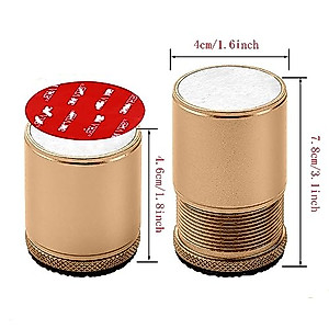 LOGUTIA 4pcs Table Risers Bed Frame Feet Bed Frame Leg Protector Bed Frame Leg Covers Adjustable Furniture Risers Furniture Risers Bed Risers. (Gold Heighten)