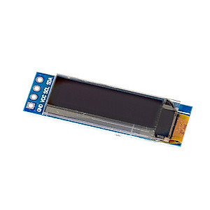 Gump's grocery 0.91'' 128x32 IIC I2C Blue OLED LCD Display DIY Module DC3.3V 5V for PIC Arduino
