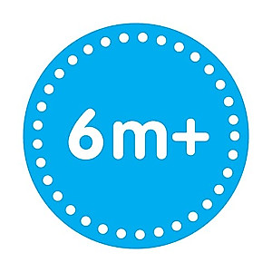 Dr. Brown's Milestones Cheers 360 Cup Spoutless Transition Cup with Handles for Easy Grip & Leak-Free Learning, Blue, 7oz/200mL, 6m+ (Colors May Vary)