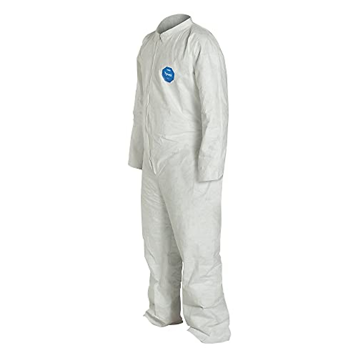 DuPont Tyvek Disposable Coveralls with Zipper Front, 25 Coveralls, White, Size XL, TY120SWH