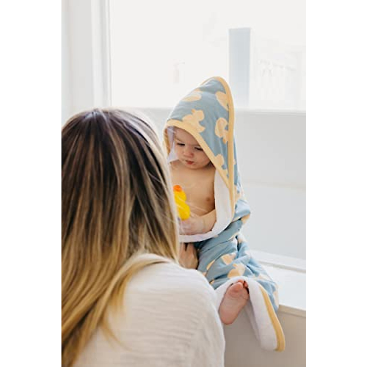 Copper Pearl Hooded Bath Towels Premium Knit/Terry Cloth Baby Towels with Hood, Pockets, and Cool Designs - Great to Gift and Make Bath Time Fun - Baby Bath Towel, Ducky