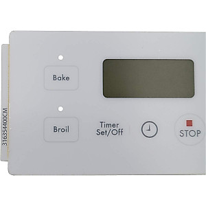 Supplying Demand 316354400 1793684 Range White Clock Overlay Replacement Model Specific Not Universal