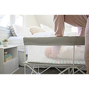 Regalo My Crib Portable Infant Bassinet, Includes Design Padded Insert, Travel Carry Bag, Support Tubes, Step Safety Locking Mechanism