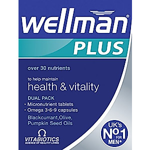 Vitabiotics Ltd Vitabiotics Wellman Plus, 56 Tablets/Capsules