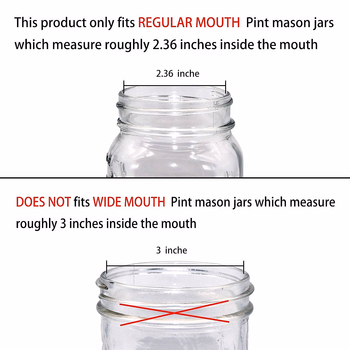 Amolliar Mason Jar Foaming Soap Dispenser Pump Lids, Rustproof Stainless Steel Lid Plastic Pump for Regular Mouth Mason Jar, Kitchen Bathroom Farmhouse Decor, Waterproof Stickers, Brushed Nickel 2Pack