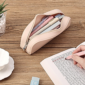 Mr. Pen- Silicone Pencil Case, Malibu Dune Color Pencil Pouch, Pencil Case Small, Pencil Pouch Aesthetic, Silicone Pencil Pouch, Pencil Case Aesthetic, Pencil Bag, Pencil Pouch for Women, Makeup Pouch