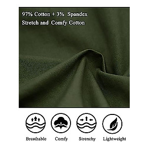 Dafensi Cargo Pants for Women Stretchy Cargo Joggers Casual Lightweight Hiking Pants ArmyGreen XL