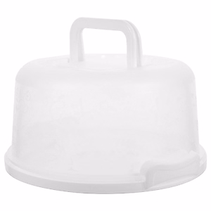 Reusable Cake Carrier Handle Portable Bread Box Cake Keeper Cake Storage Container Transporting Cakes Pies Desserts Fits Standard Cake Boxes Easy Clean