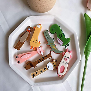 SOLUSTRE 5pcs Cartoon Animal Hair Clip Cartoon Hair Barrettes Kid Animal Hair Clips Girls Hair Barrettes Animal Hair Pins Cartoon Headpiece for Girls Daily Outfit Random Color