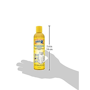 Shed-X Shed Control Shampoo for Cats, 8 oz – Reduce Shedding – Shedding Shampoo Infuses Skin and Coat with Vitamins and Antioxidants to Clean, Release Excess Hair and Exfoliate