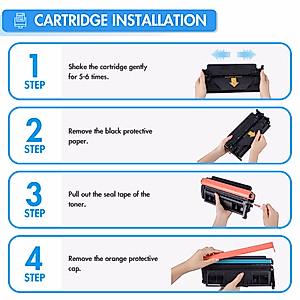TRUE IMAGE Compatible Toner Cartridge Replacement for Canon 121 CRG-121 CRG121 for Canon imageCLASS D1620 D1650 High Yield Ink Printer (Black, 2-Pack)