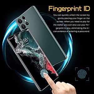 Unlocked Smartphone 6.7inch Cell Phone S22 Ultra 2+16GB HD Full Screen Straight Talk Phone Dual Sim Unlocked Boost Android Mobile Phone (Rose Gold)