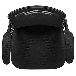 Flash Furniture Office Seating, 27"W x 27"D x 42" - 49.5"H, Black