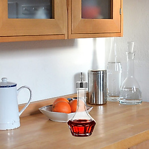 FAVOMOTO Glass Bitters Bottle Professional Japanese Bitters Dasher Dasher Top Decorative Bottle Cocktail Bartending Supplies for Home Kitchen Bar Silver